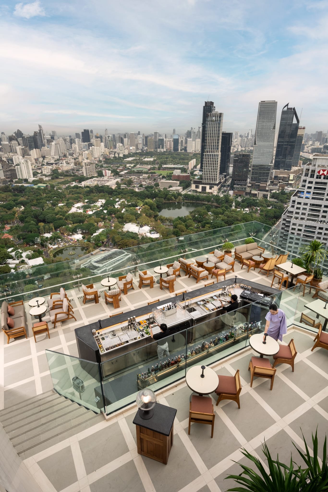 Spire Rooftop Bar Elevates Bangkok's Nightlife in a Tropical Escape ...